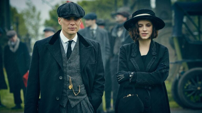 Men's Thomas Shelby from peaky Blinders Black Woolen Long Trench Coat ...
