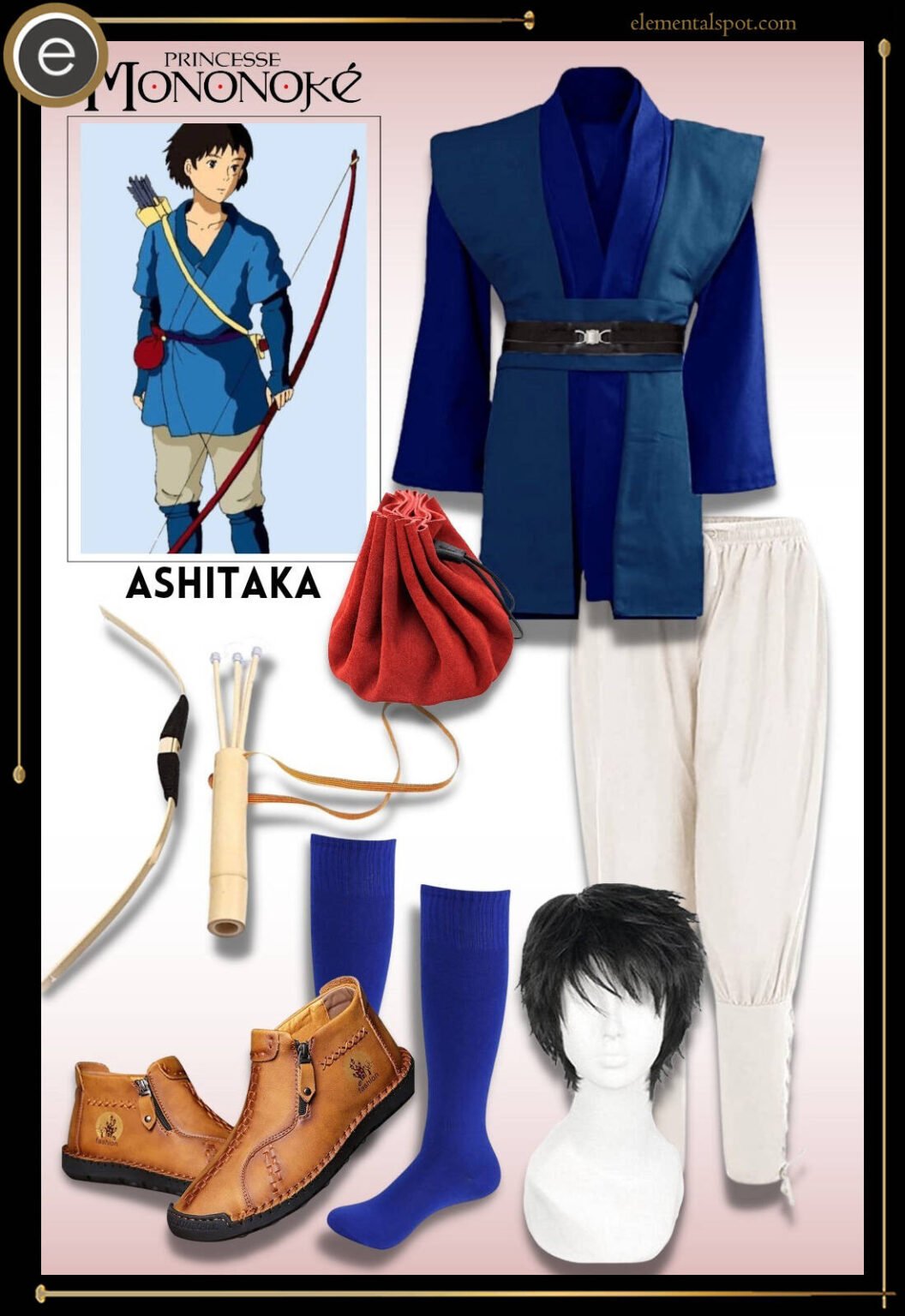 Dress Up Like Ashitaka from Princess Mononoke - Elemental Spot
