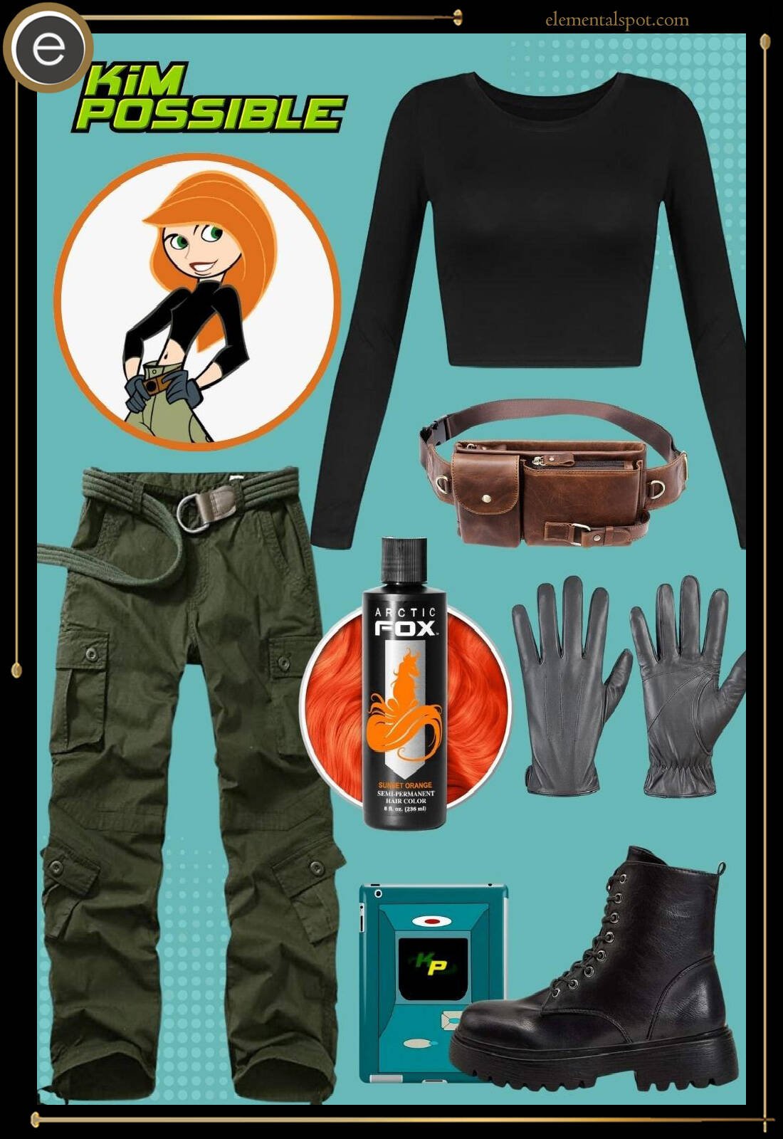 Dress Up Like Kim Possible from Kim Possible - Elemental Spot Dress Up Like Kim Possible from Kim Possible - Elemental Spot