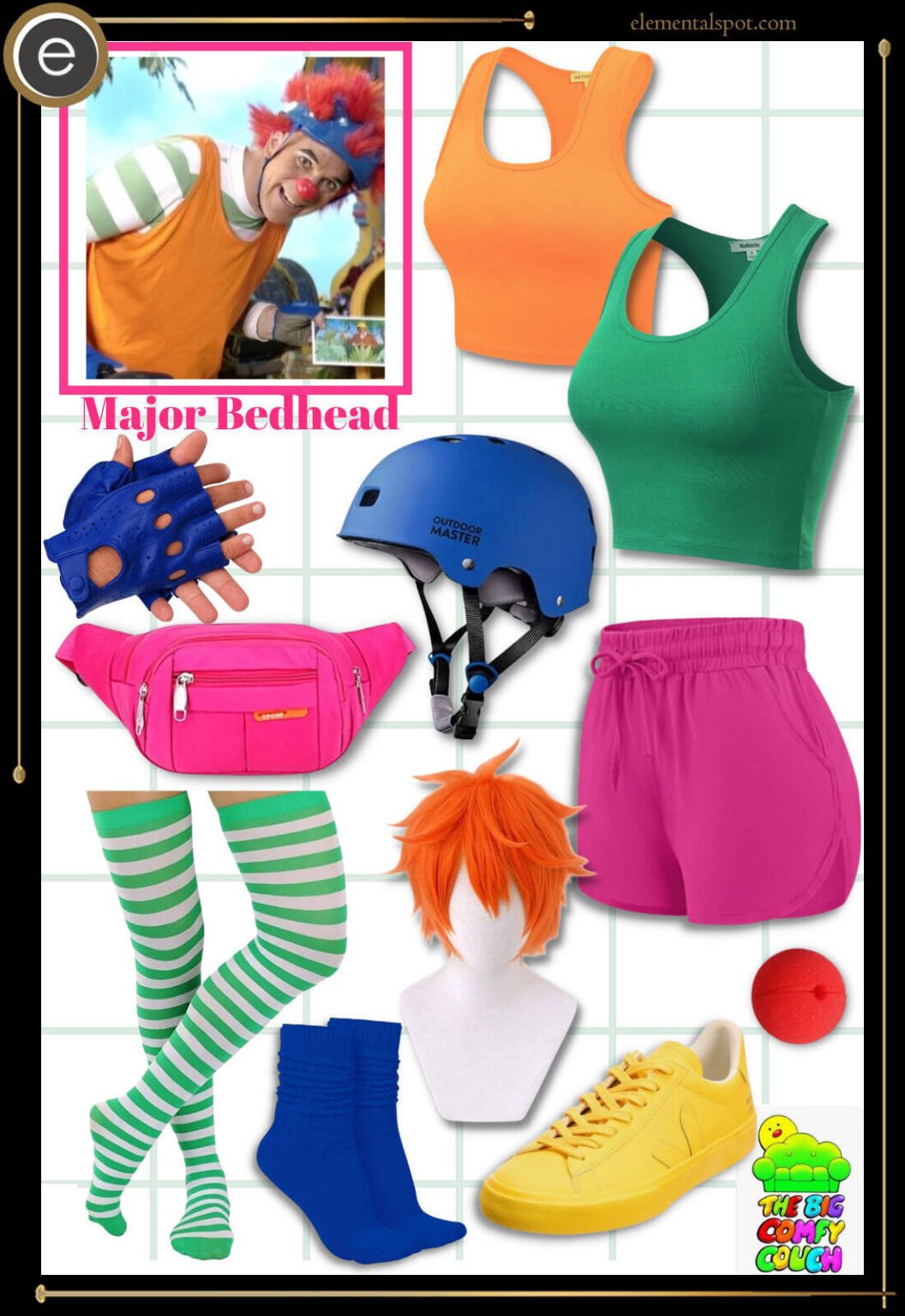 Dress Up Like Major Bedhead from The Big Comfy Couch - Elemental Spot