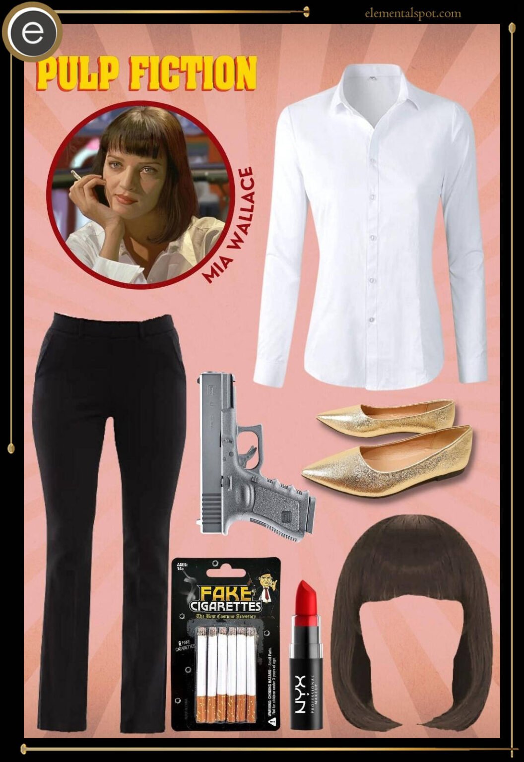Dress Up Like Mia Wallace from Pulp Fiction - Elemental Spot