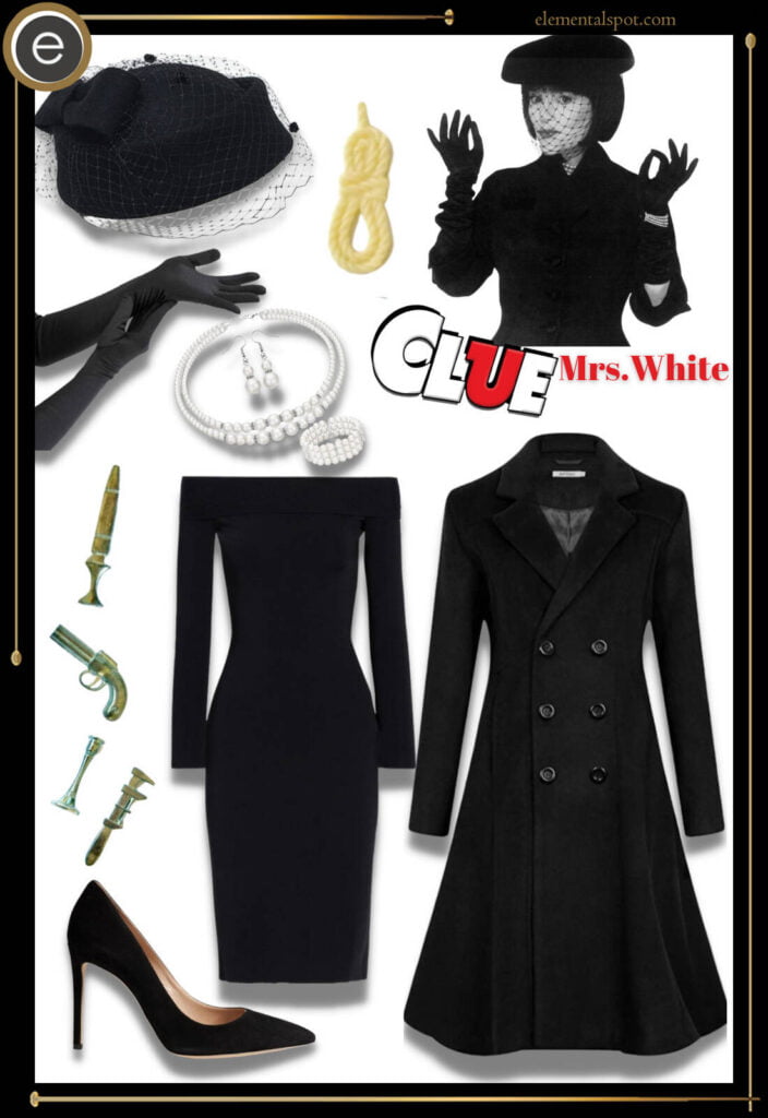 Dress Up Like Mrs. White from Clue - Elemental Spot