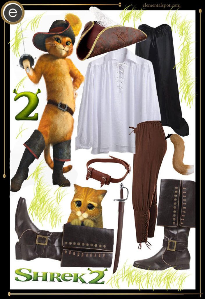 Dress Up Like Puss in Boots from Shrek 2 - Elemental Spot