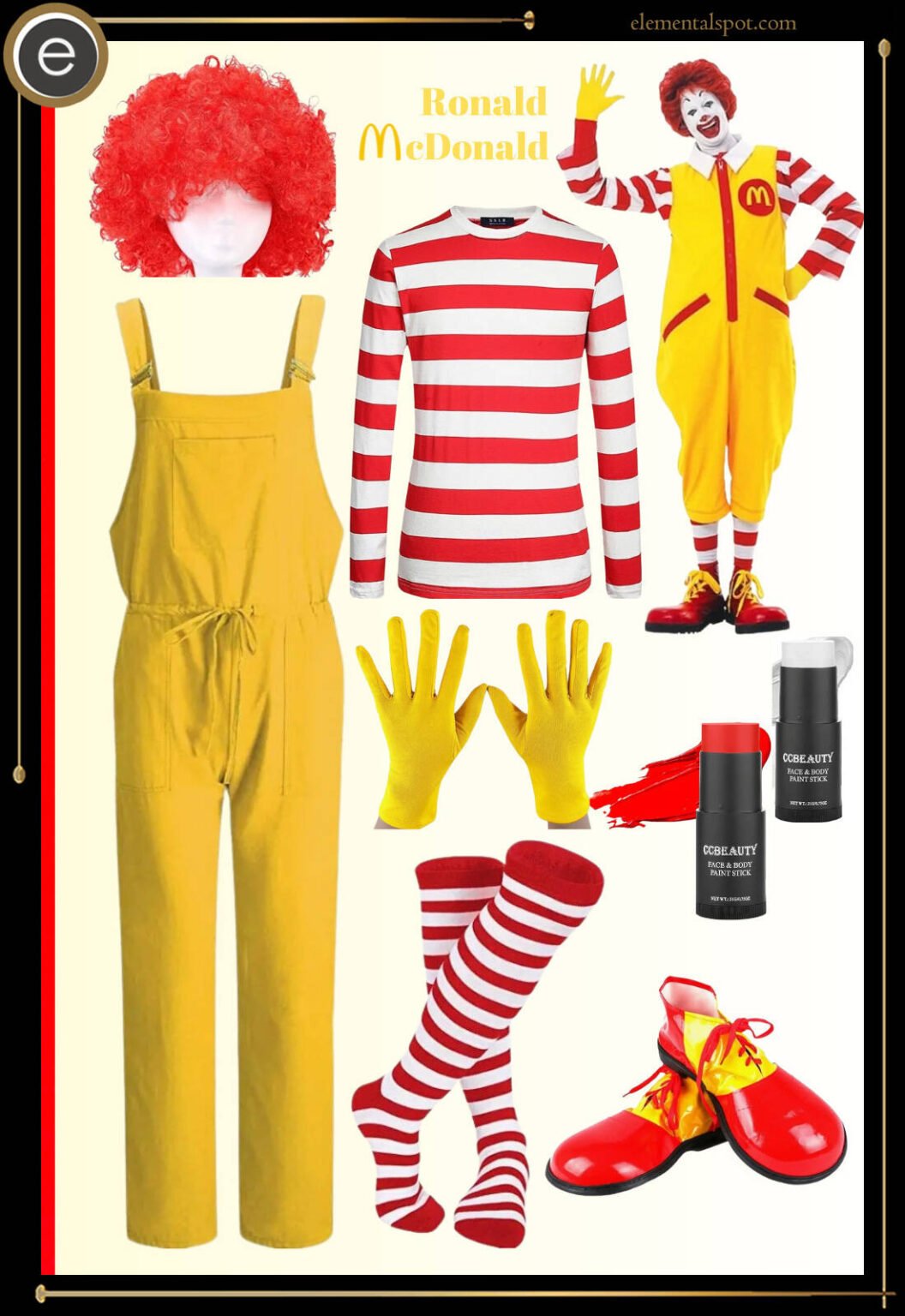 Dress Up Like Ronald McDonald - Elemental Spot