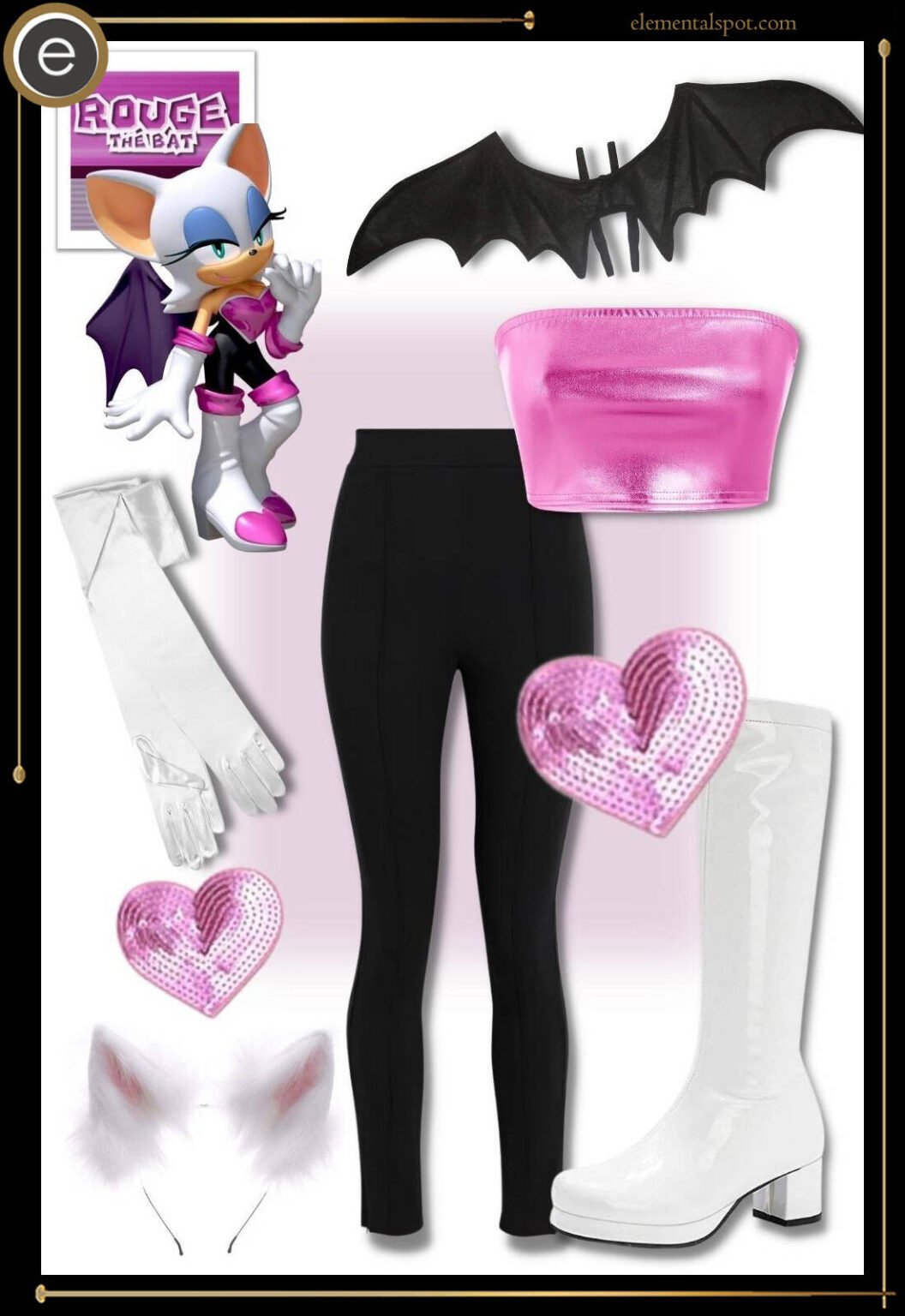 Dress Up Like Rogue the Bat from Sonic Adventures 2 - Elemental Spot