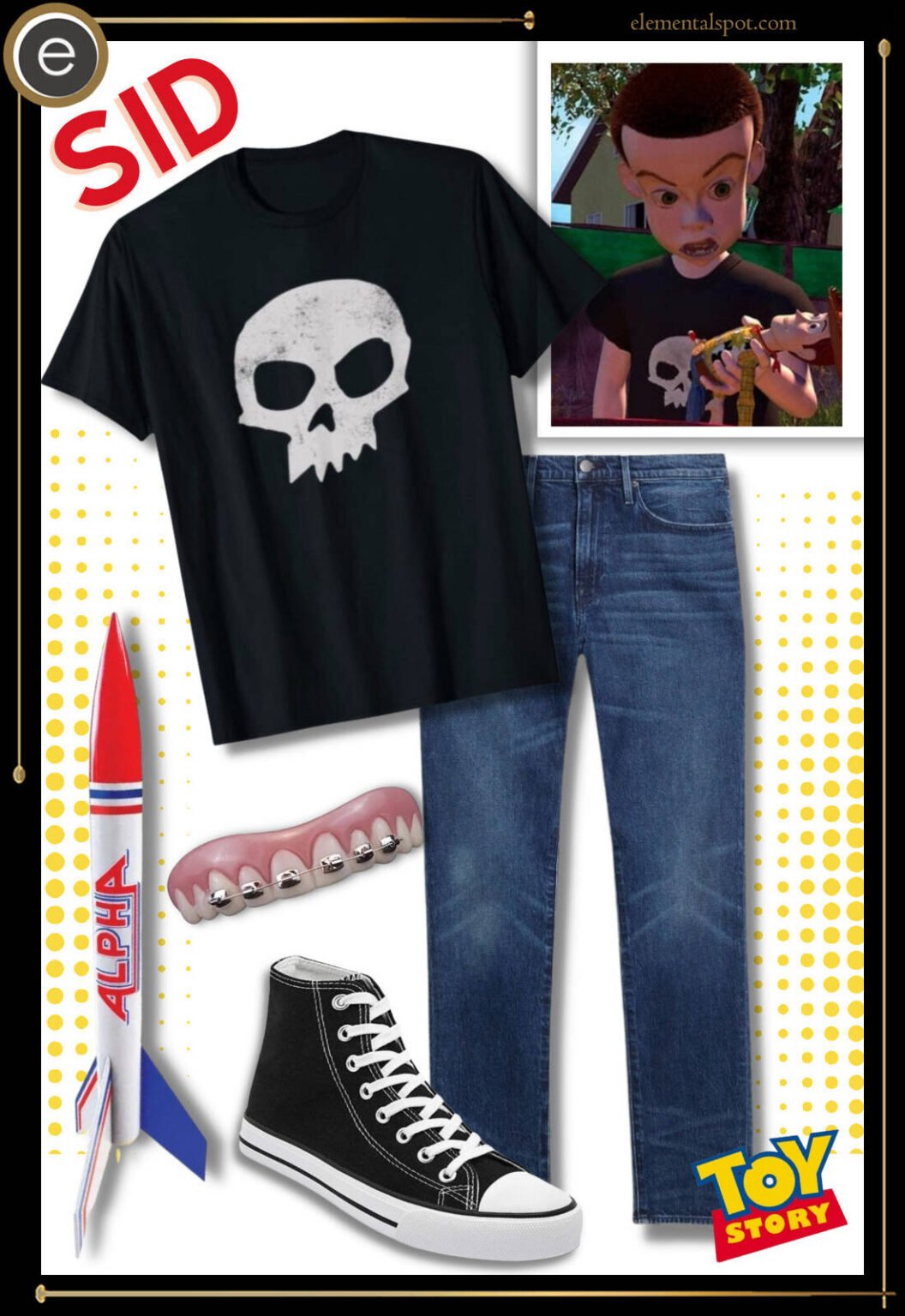 Dress Up Like Sid from Toy Story - Elemental Spot