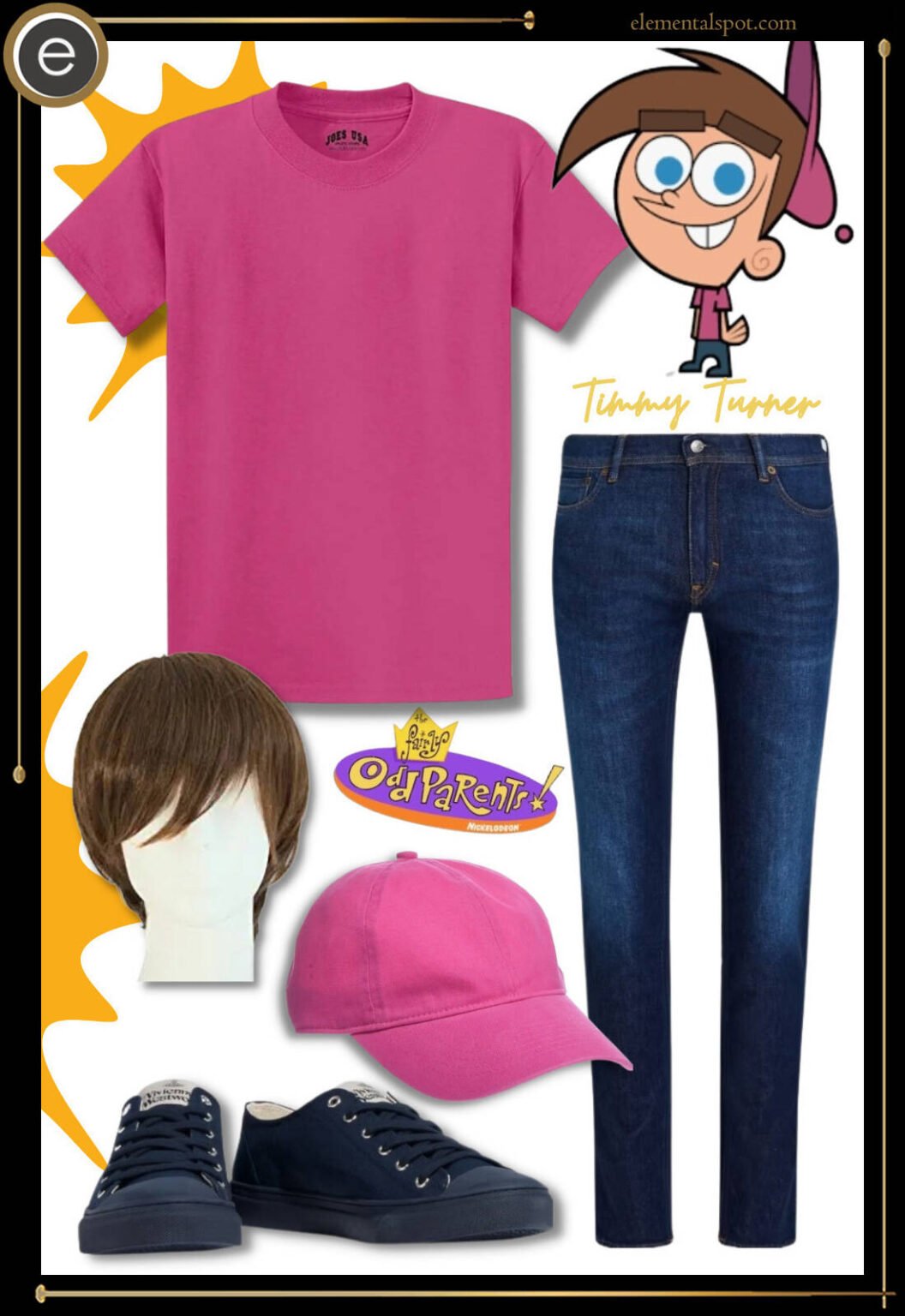 Dress Up Like Timmy Turner from Fairly Oddparents - Elemental Spot