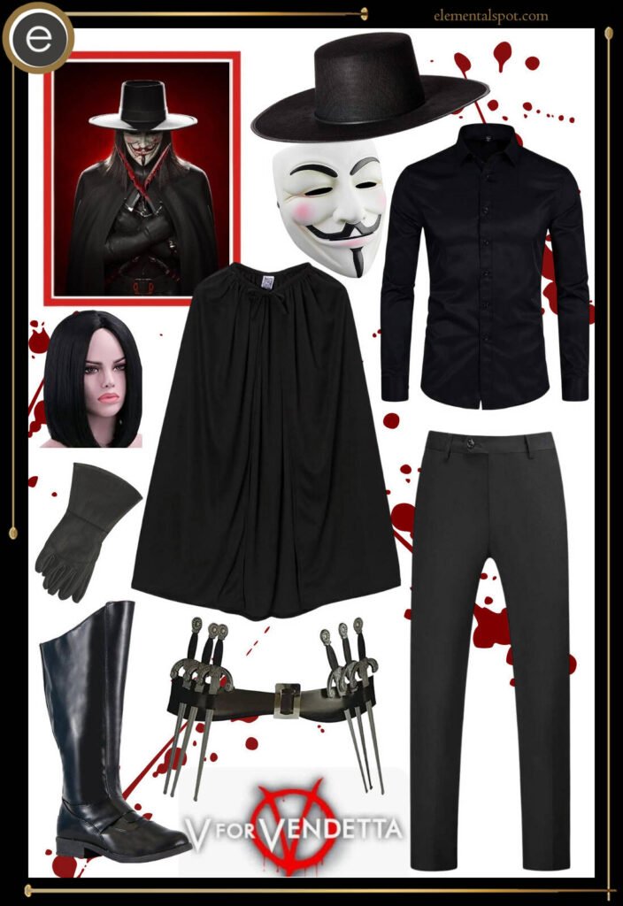 Dress Up Like V is for Vendetta - Elemental Spot