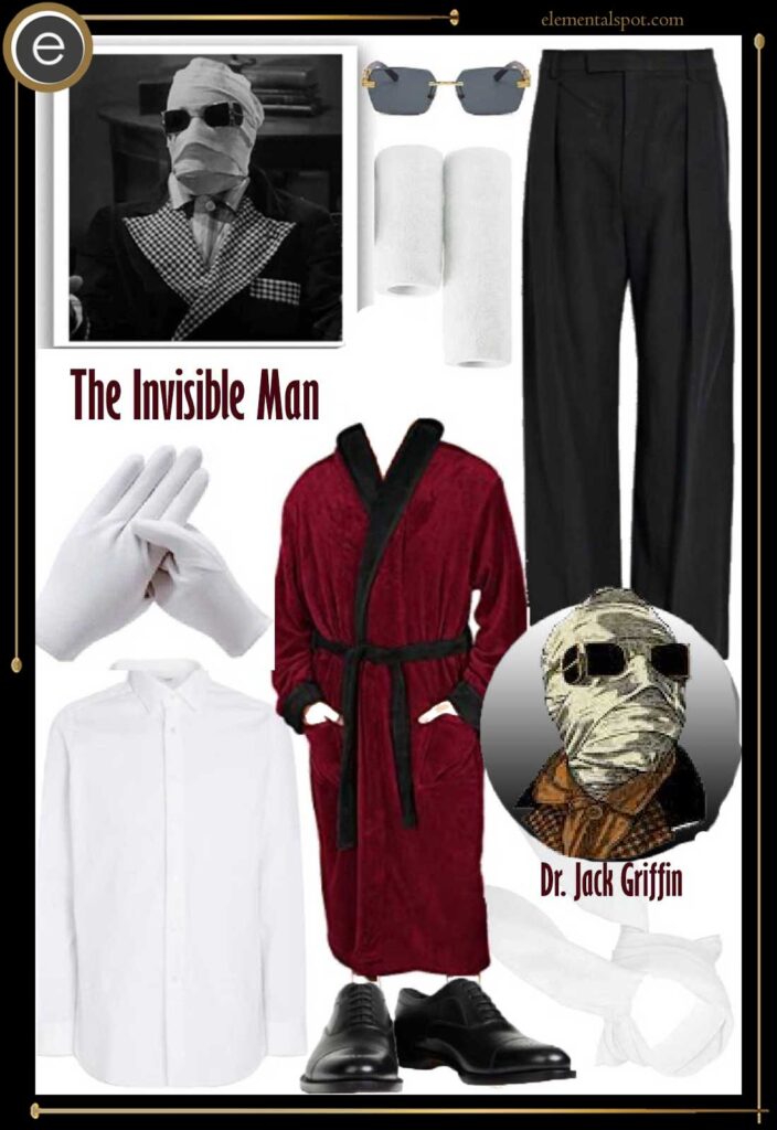Dress Up Like Dr. Jack Griffin from The Invisible Man - Elemental Spot