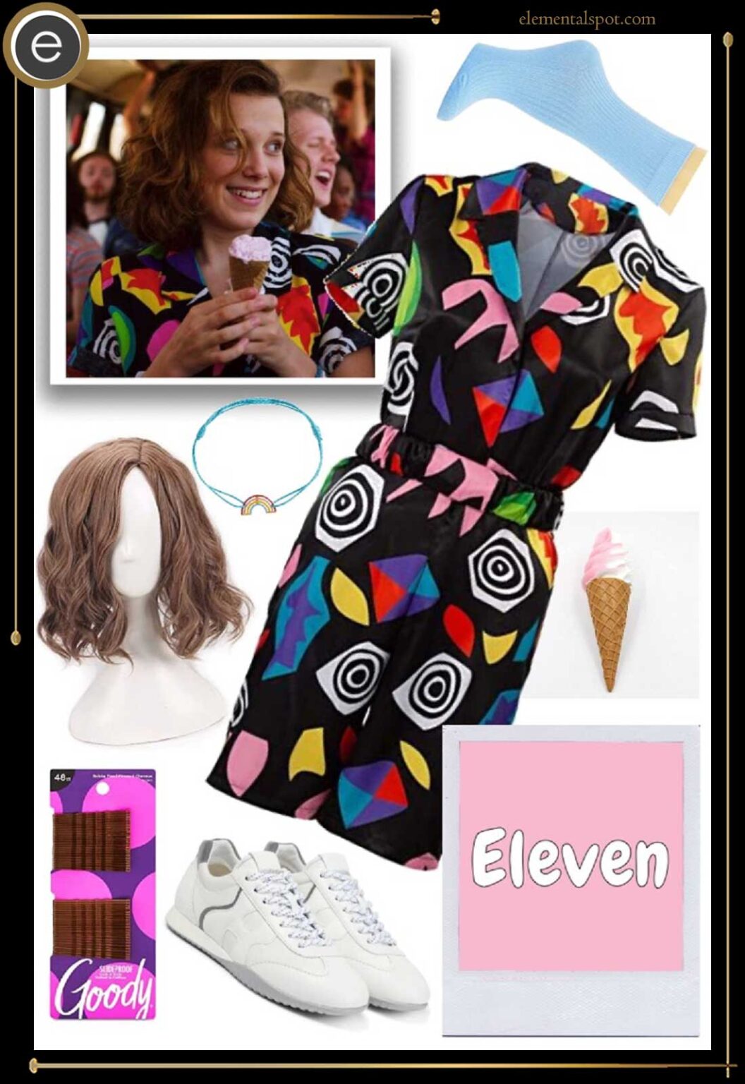 Dress Up Like Eleven (Romper Look in Season 3) from Stranger Things ...