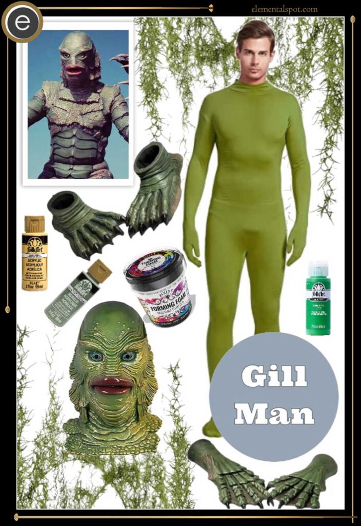 Dress Up Like Gill Man from Creature from the Black Lagoon - Elemental Spot