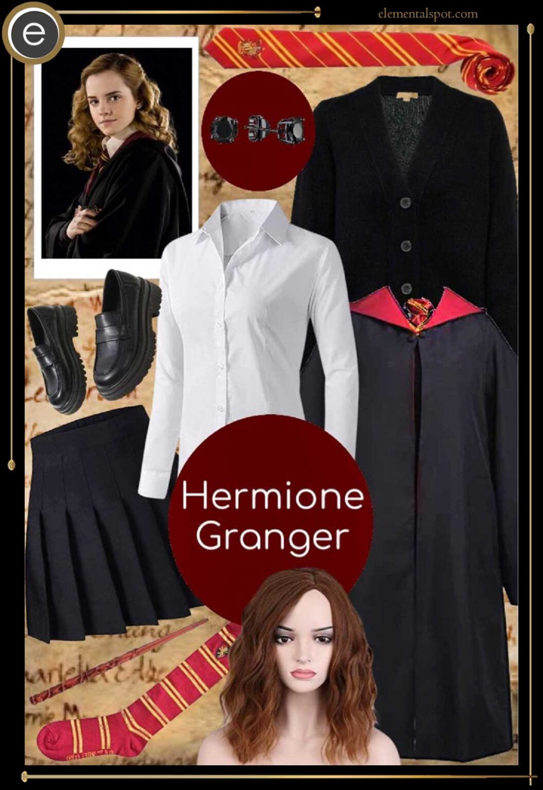 Dress Up Like Hermione Granger from Harry Potter - Elemental Spot
