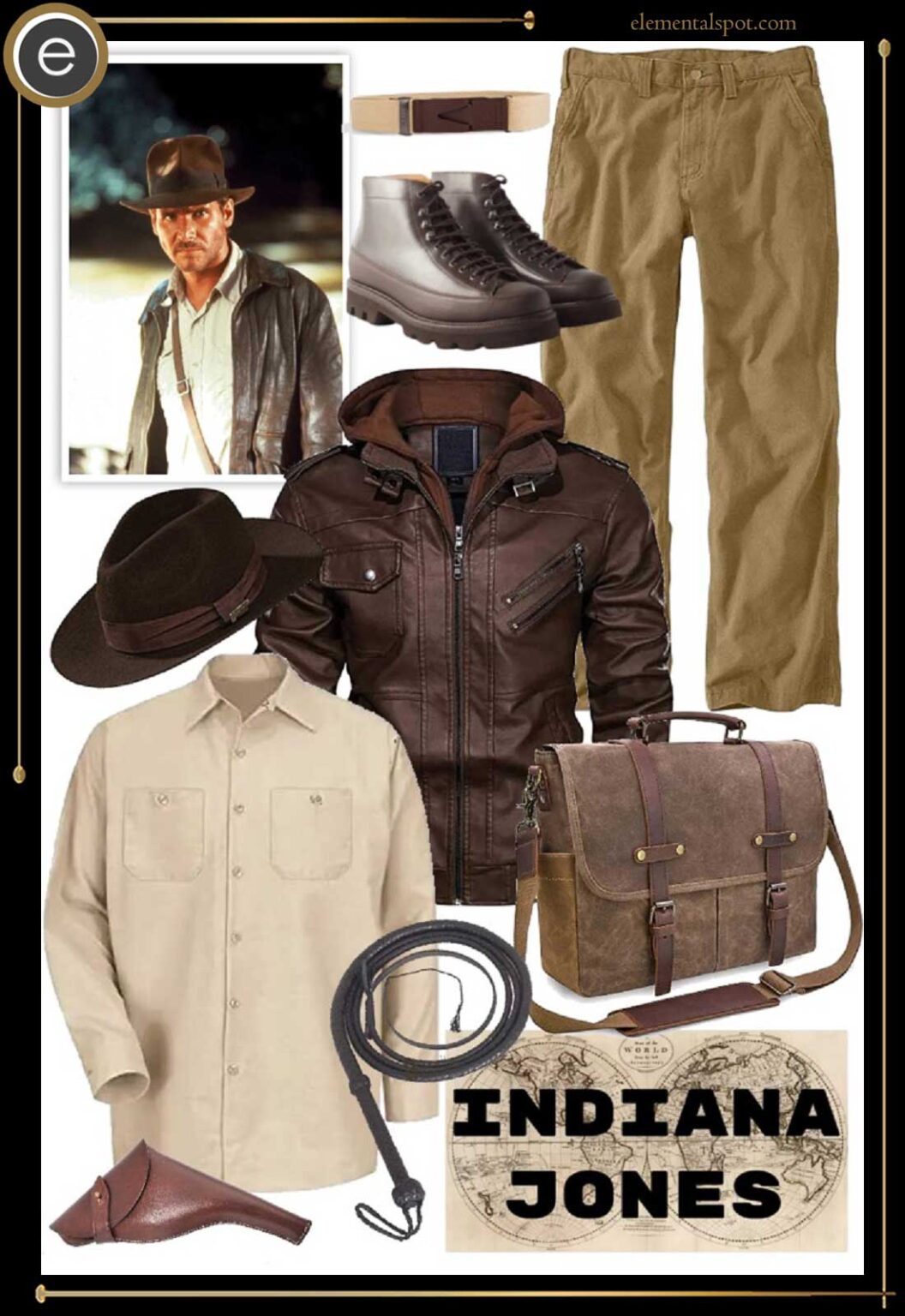 Dress Up Like Indiana Jones from Raiders of the Lost Ark - Elemental Spot