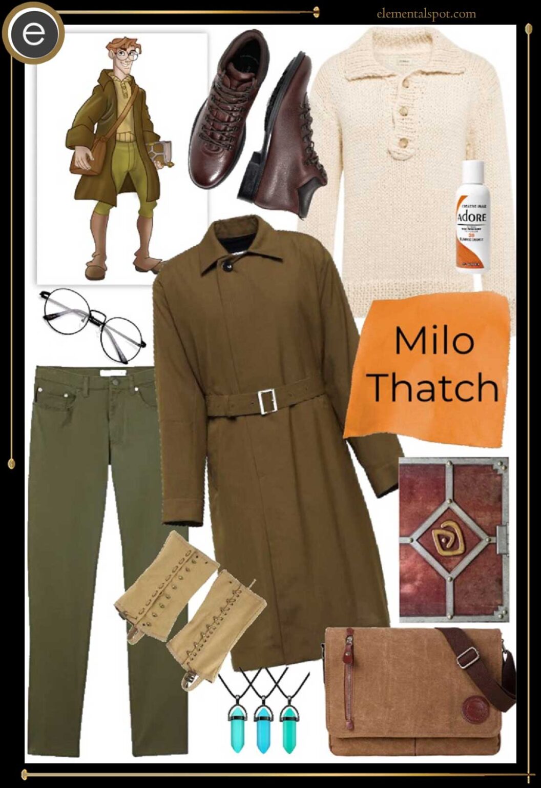 Dress Up Like Milo Thatch from Atlantis - Elemental Spot