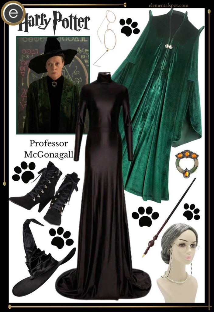 Dress Up Like Professor McGonagall from Harry Potter - Elemental Spot