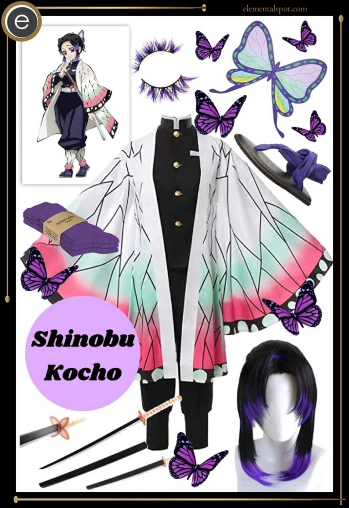 Dress Up Like Shinobu Kocho from Demon Slayer - Elemental Spot