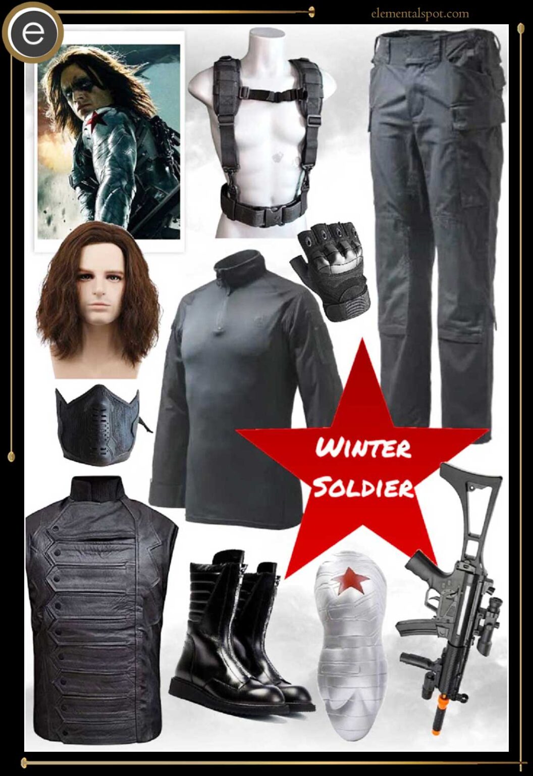 Dress Up Like Winter Soldier from Marvel - Elemental Spot