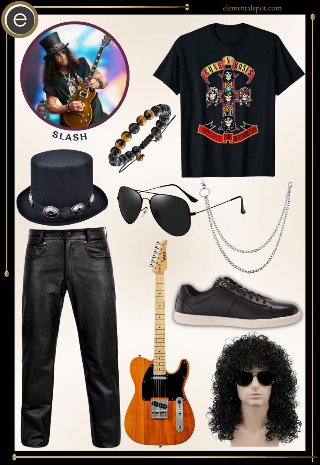 Dress Up Like Slash from Guns n Roses - Elemental Spot