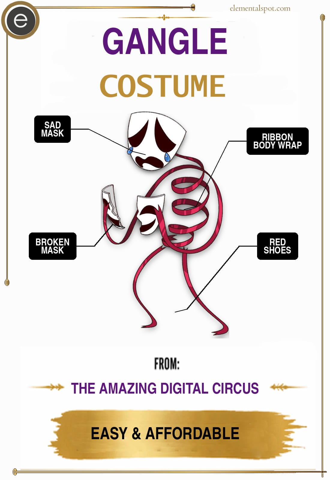 Dress Up Like Gangle From The Amazing Digital Circus - Elemental Spot